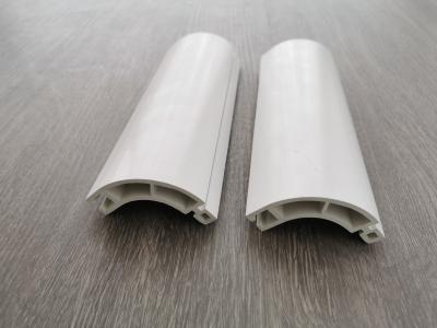China ISO9001 White Fire Retardant PVC Mouldings For Door Trim for sale