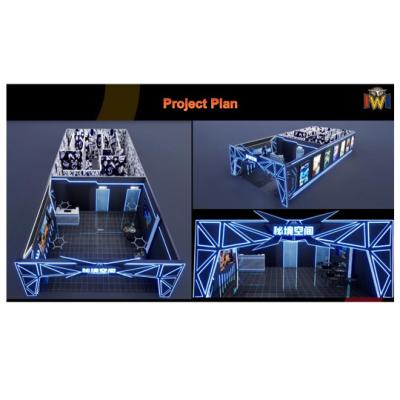 China 4 Player Space Arcade VR Space Adventure Game VR Simulator Machine for sale
