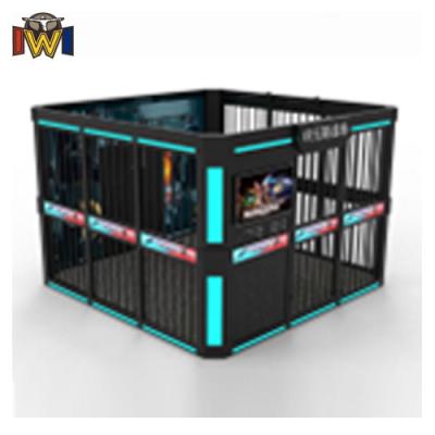 China Folding Space VR Cage 4 Players Virtual Reality Cage Rust Proof Coating for sale