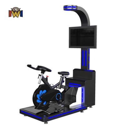 China VR Bicycle Simulator with Customizable Bicycles and Riders for Engaging Racing in Multiple Environmental Conditions for sale