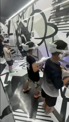 China XR SPACE ADVENTURE Virtual Reality LBE 8 Players Per Batch for sale
