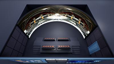 China 4D 9D Flying Theater LED Curved Screen Cinema 3-5.2m Diameter for sale