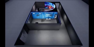 China High-Performance Curved Screen Cinema with Resin Composite Materials Modular Design and Quick Assembly for Theme Parks for sale