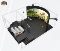 China 4D 9D Flying Theater Curved Screen Cinema for Theme Parks for sale
