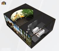 China 4D 9D Flying Theater Curved Screen Cinema for Theme Parks for sale