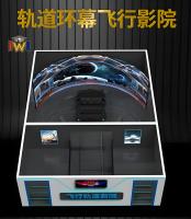 China Curved Screen 4D 9D Flying Theater for Theme Parks with CE Rohs for sale
