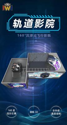 China CE Certified Curved Screen Cinema for Theme Park VR 4D 9D Flying Theater for sale