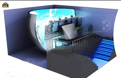 China VR Dome Cinema 4D 9D Flying Theater with Curved Screen for Theme Parks for sale