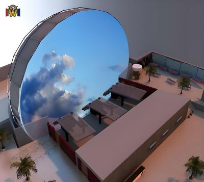 China 4D 9D VR Dome Cinema with 3-5.2m Screen & 8K Resolution for sale