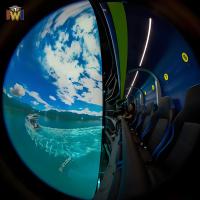 China VR Dome Cinema 4D 9D Flying Theater for Theme Parks for sale