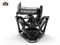 China Six Axis Full Motion VR Racing Simulator with Three Screen Seamless Splicing and 4K Ultra HD Resolution for sale