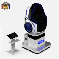 China 9D VR Egg Chair with 3DOF Lifting Platform and Dolby Surround Sound for Interactive Battle Mode in Arcades for sale