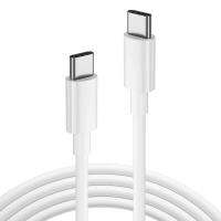 China White Color USB 2.0 Type-C TO Type-C Data Cable for sale
