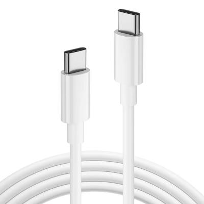 China White Color USB 2.0 Type-C TO Type-C Data Cable for sale