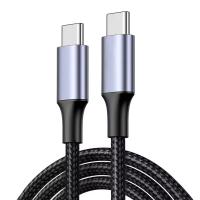 China Jizhi Data Cable Usb Type C To C Nylon Mesh USB Cable 1m 2m for sale