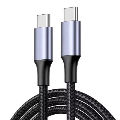 China Jizhi Data Cable Usb Type C To C Nylon Mesh USB Cable 1m 2m for sale