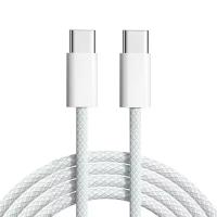 China Type-C Cable Fast Charging 60W 100W 5A OEM ODM White 1 Meter for sale