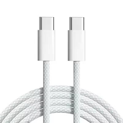 China Type-C Cable Fast Charging 60W 100W 5A OEM ODM White 1 Meter for sale