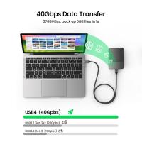 China 1m USB4 Type C Cable 40Gbps Speed 8K 60Hz Video Output 240W for sale