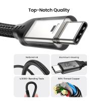 China 1m USB4 Type C Cable 40Gbps Speed 8K 60Hz Video Output 240W for sale