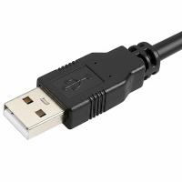 China Data Transfer USB 2.0 Cable Black PVC Material for Hassle-Free Transfer for sale