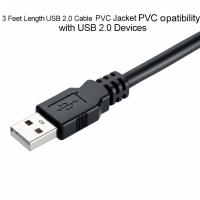 China 3 Feet Length USB 2.0 Cable PVC Jacket Compatibility with USB 2.0 Devices for sale