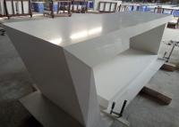 China K1000 White Quartz Kitchen Worktops / Marble Quartz Countertops Acid Resistant for sale