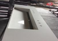 China K010 Pure White Quartz Countertops That Look Like Marble For House Decoration for sale