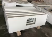 China K010 Pure White Quartz Countertops That Look Like Marble For House Decoration for sale