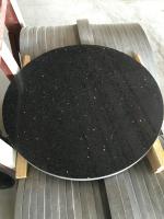 China Customized Size Granite Engineered Vanity Tops , Black Quartz Bath Countertops for sale