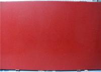 China Eased Red Quartz Stone Countertops / Bar Table Quartz Countertop Material for sale