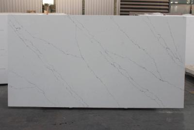 China P7106 Black Vein Calacatta Quartz Countertops High Temperature Resistant for sale