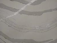 China Shock Resistant Calacatta Classic Quartz / Prefab Caesarstone Calacatta Nuvo Slab for sale