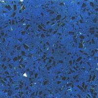 China Bule Crystal Artificial Solid Quartz Countertops For Thresholds And Nightstand for sale