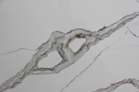 China High Hardness Calacatta White Quartz / Calacatta Quartz Slab Non Radioactive for sale