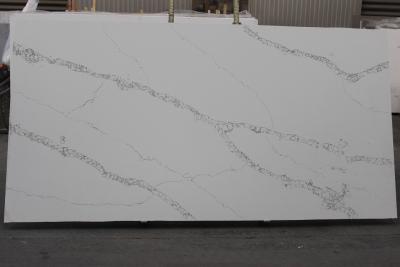 China P8115 Artificial Quartz That Looks Like Calacatta Marble With 93% Natural Quartz for sale