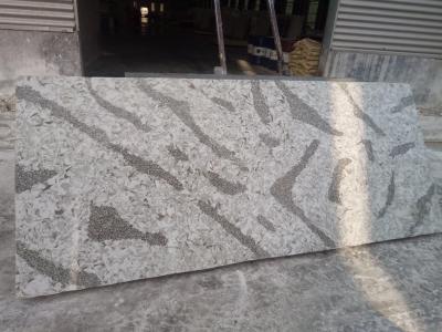 China Dark Grey Calacatta Quartz Countertops For Kitchen And Table Customized Size for sale