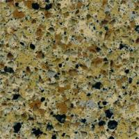 China Eco - Friendly Marble Kitchen Countertops , Yellow Sparkle Marble Kitchen Worktops for sale