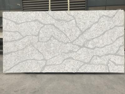 China Stain Resistant Calacatta Marble Quartz / Calacatta White Granite Bacteria Resistant for sale