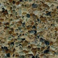 China Yellow Granite Kitchen Countertops / Prefabricated Granite Kitchen Tops for sale