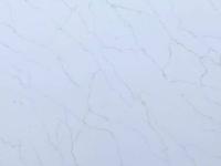 China Light Grey Vein Calacatta Quartz Countertops Acid Resistant Polished Finished for sale