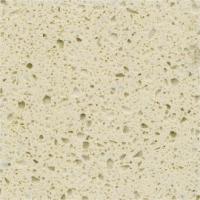 China Functional Cream Quartz Stone Countertops With Flat Edge And Eased Edge for sale
