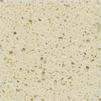 China Functional Cream Quartz Stone Countertops With Flat Edge And Eased Edge for sale