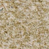 China Yellow Sparkle Quartz Countertops , Engineered Quartz Countertops High Gloss for sale