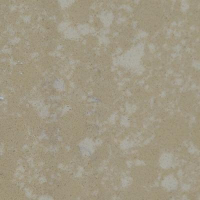 China Light Brown Marble Look Quartz Countertops With White Spots High Hardness for sale