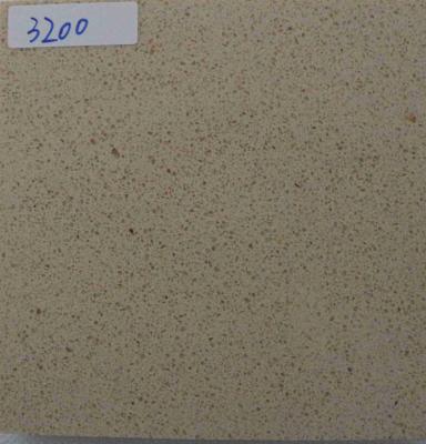China K3200 Granule Quartz Countertop Slabs With One Pre Drilled Faucet Holes for sale