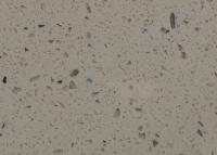 China Gray Granule Quartz Bathroom Vanity Tops For Residencial Dinner Tables for sale
