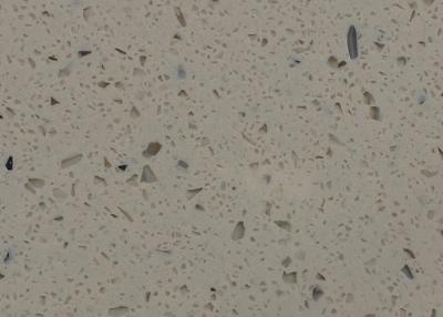 China Gray Granule Quartz Bathroom Vanity Tops For Residencial Dinner Tables for sale