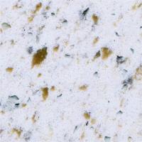 China Wear Resistance Quartz Bathroom Vanity Tops With Black And Yellow Grain for sale