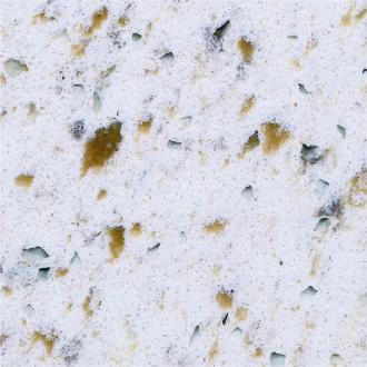China Wear Resistance Quartz Bathroom Vanity Tops With Black And Yellow Grain for sale